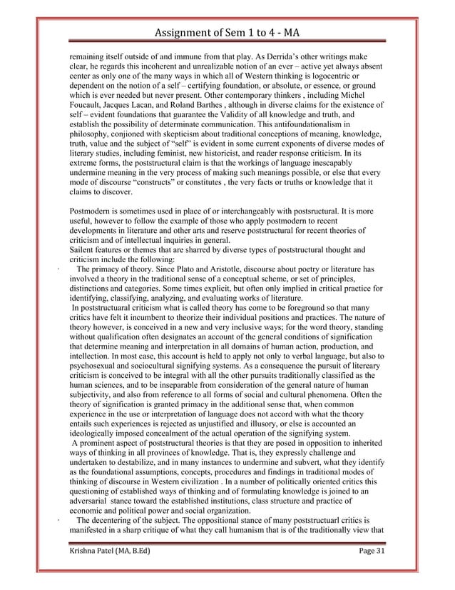 Assignments of Sem 1 to 3 | PDF