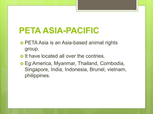 PETA | PPT