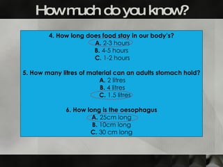 digestive body system human stomach eating | PPT