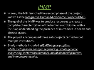 Human Microbiome Projects | PPTX