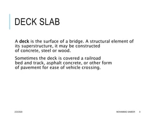 Design of deck slab | PPTX