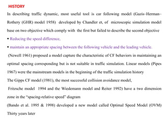 REVIEW OF OPTIMAL SPEED MODEL | PPTX