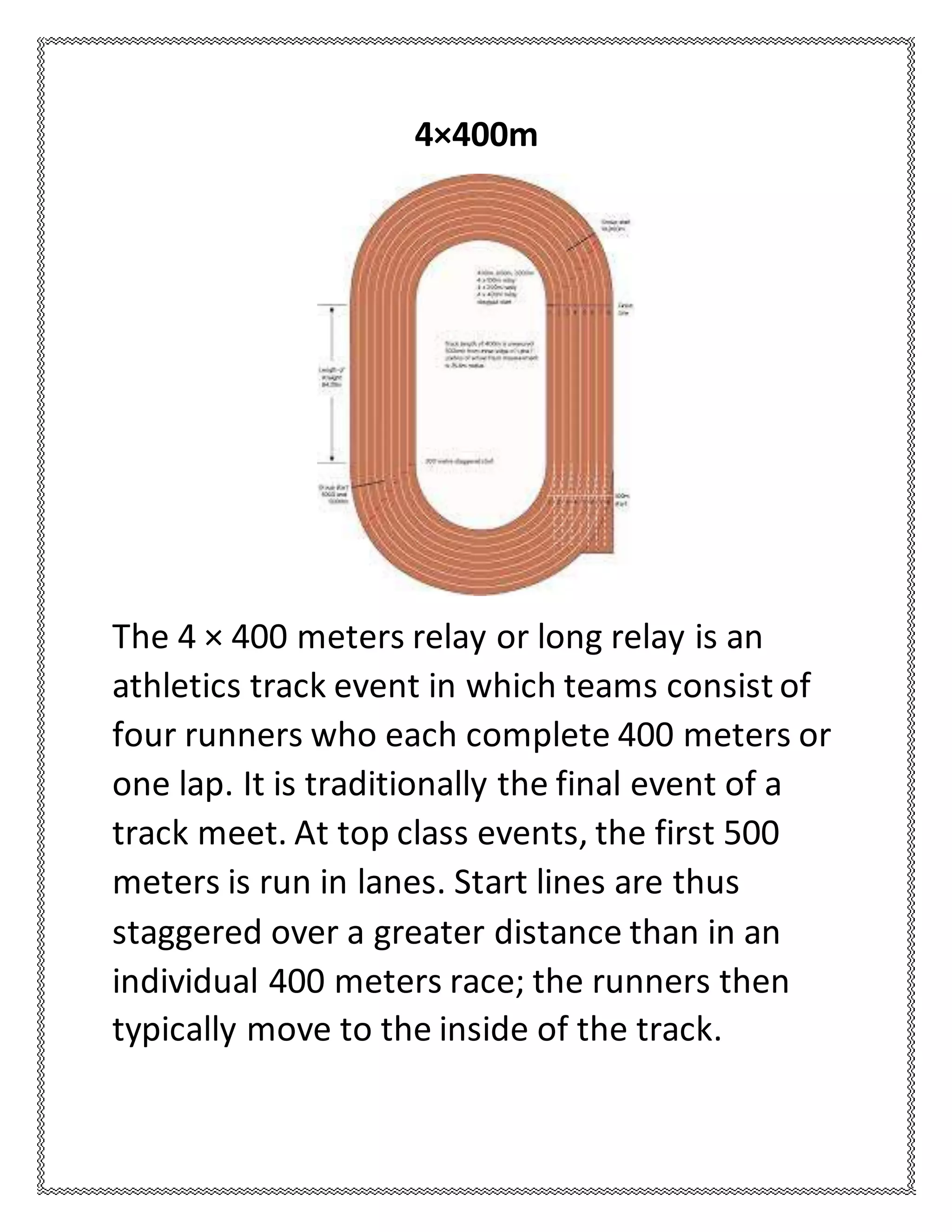 relay races sports | DOCX