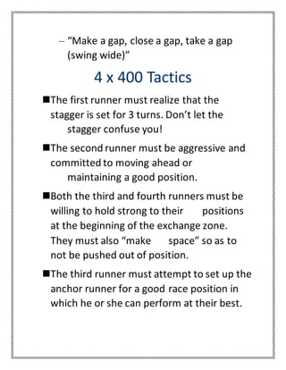relay races sports | DOCX