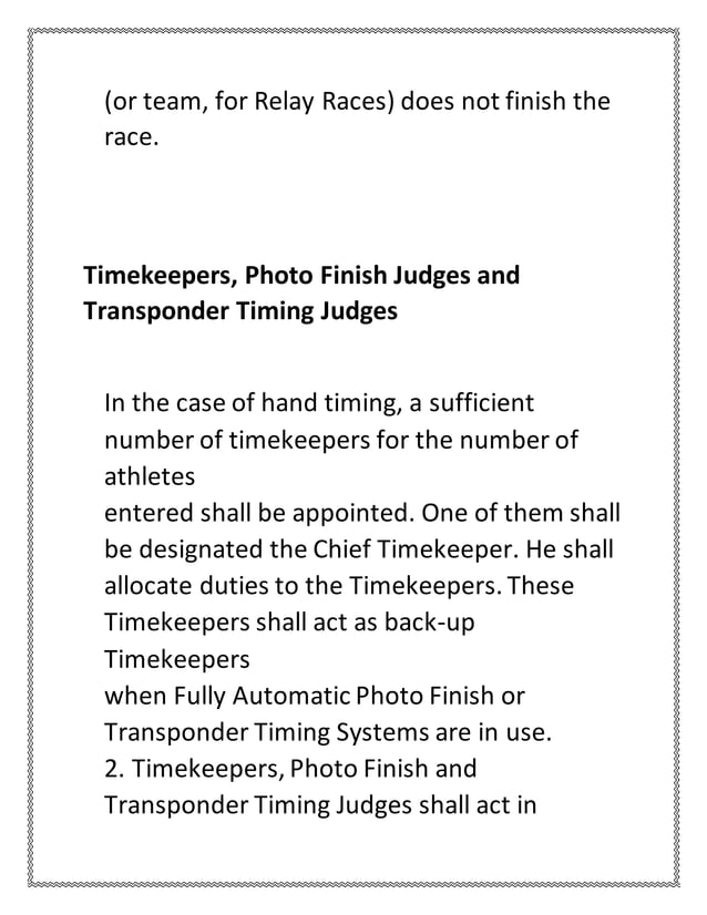 relay races sports | DOCX | Track and Field | Sports