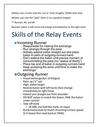 relay races sports | DOCX
