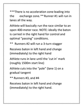 relay races sports | DOCX