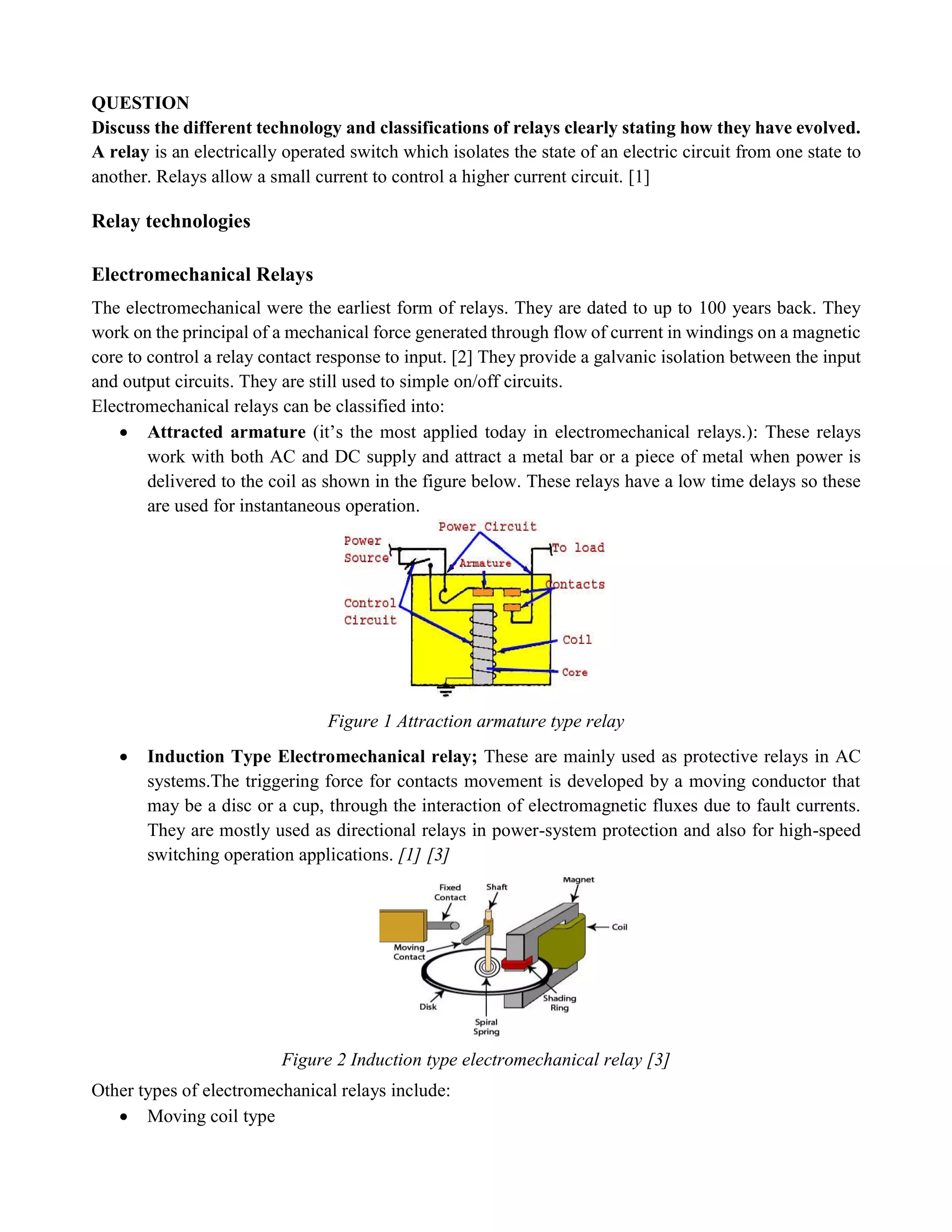 Relays classificatiion according to technology and design basics | PDF