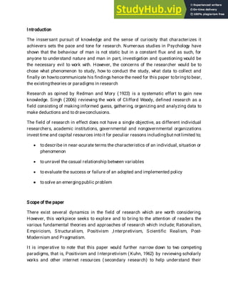 Assignment Research Methods | PDF