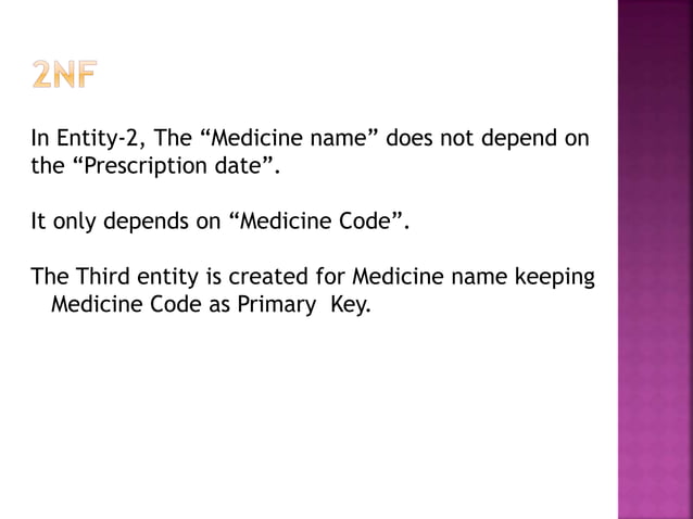 Assignment 1: Normalization | PPTX