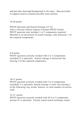 Assignment Rubric-Review of the LiteratureBeginning De.docx
