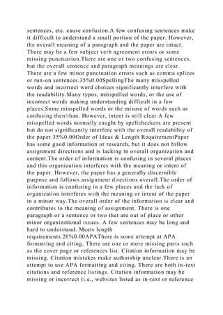 Assignment RubricUnit 7 Assignment Rubric. Refer to the Assignment.docx