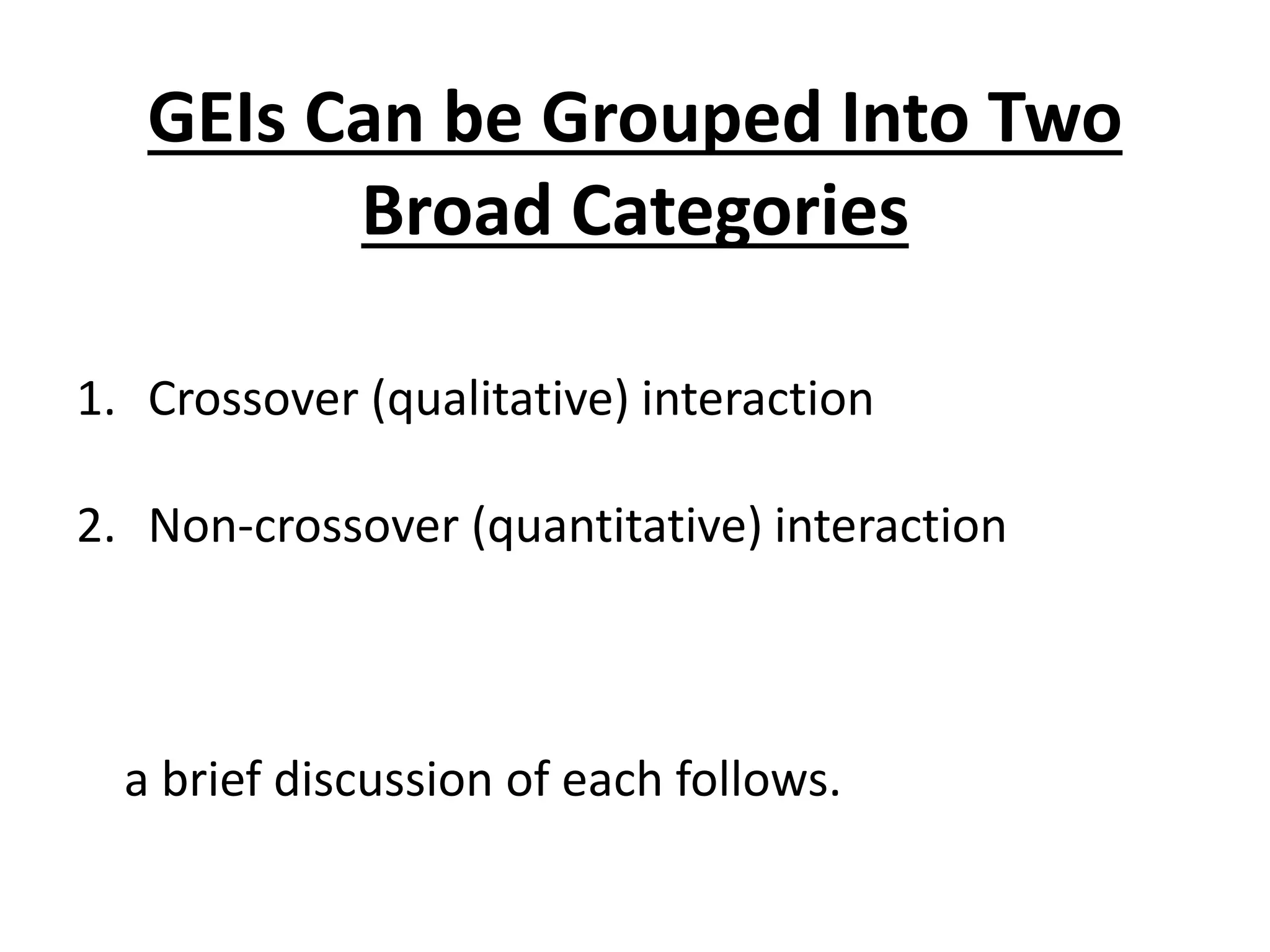 Genotype–Environment Interaction | PPTX