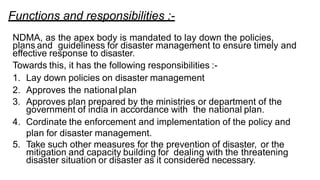 GLOBAL AND NATIONAL EVENTS FOR DISASTER MANAGEMENT | PPTX