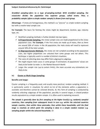 Assignment sampling techniques | DOCX