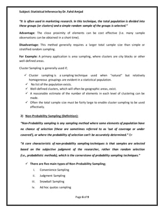 Assignment sampling techniques | DOCX