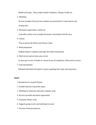 Assignment sequence: Middle Ages | PDF