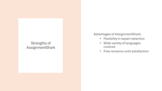 AssignmentDude v/s Assignmentshark: An Ultimate Comparison | PDF | Web Development | Internet