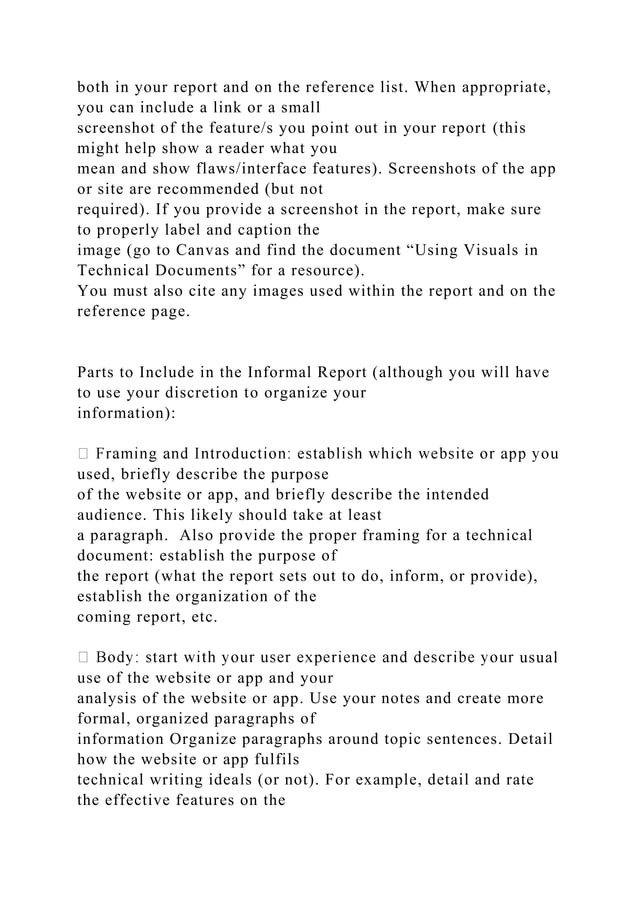 Assignment Sheet Project 1 Usability Projectdocx