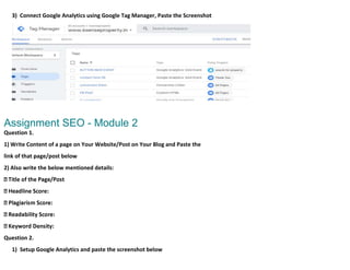 Assignment SMM - Module.docx | Web Development | Internet