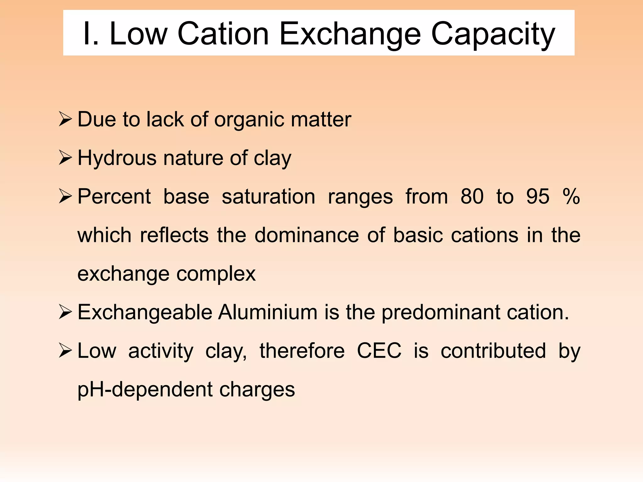 Lateritic Soils and Constraints in crop production | PPTX