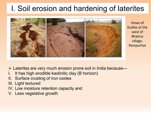 Lateritic Soils and Constraints in crop production | PPTX | Agriculture ...