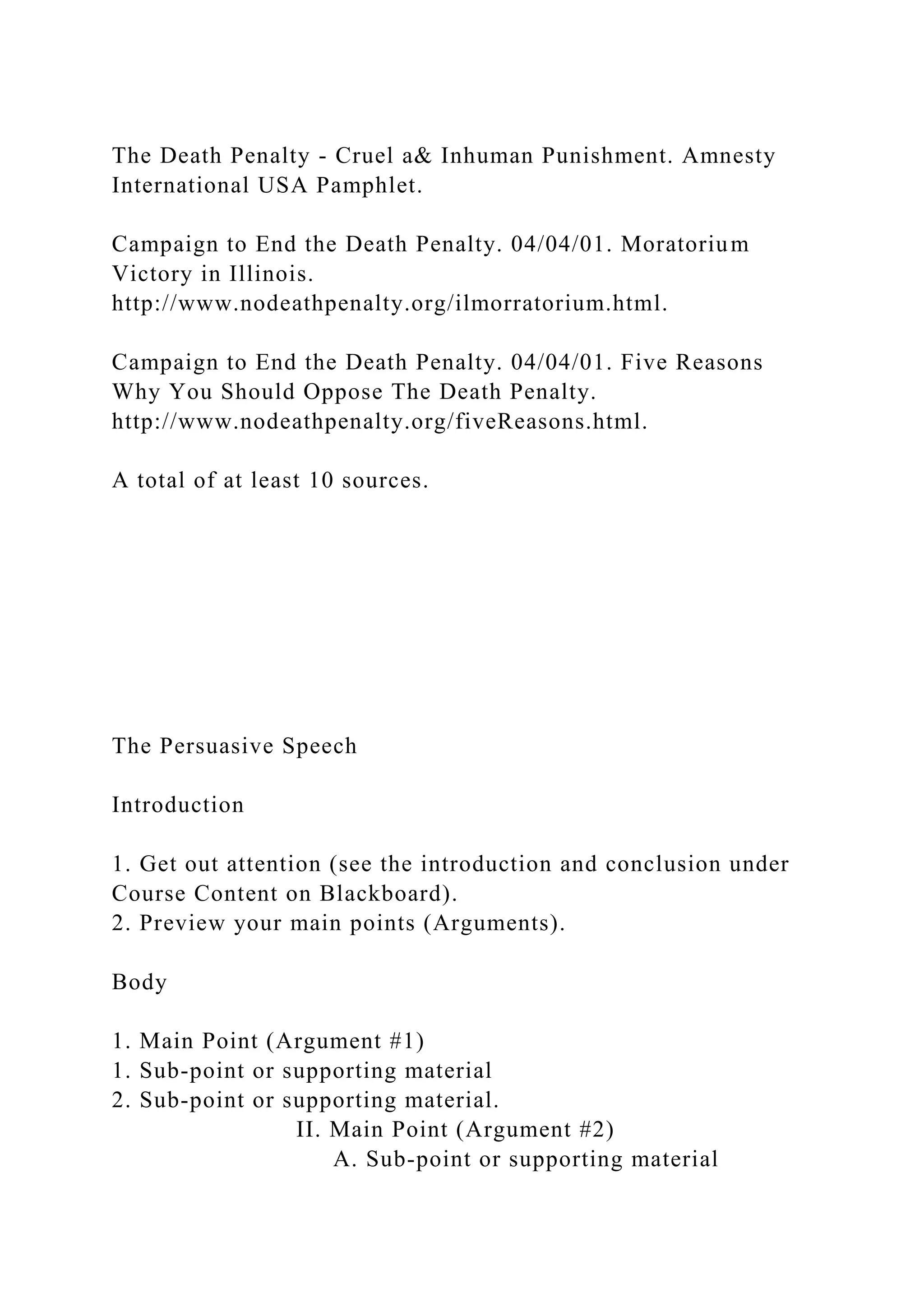 ASSIGNMENTSPersuasive Speech written outPersuasive speech o.docx