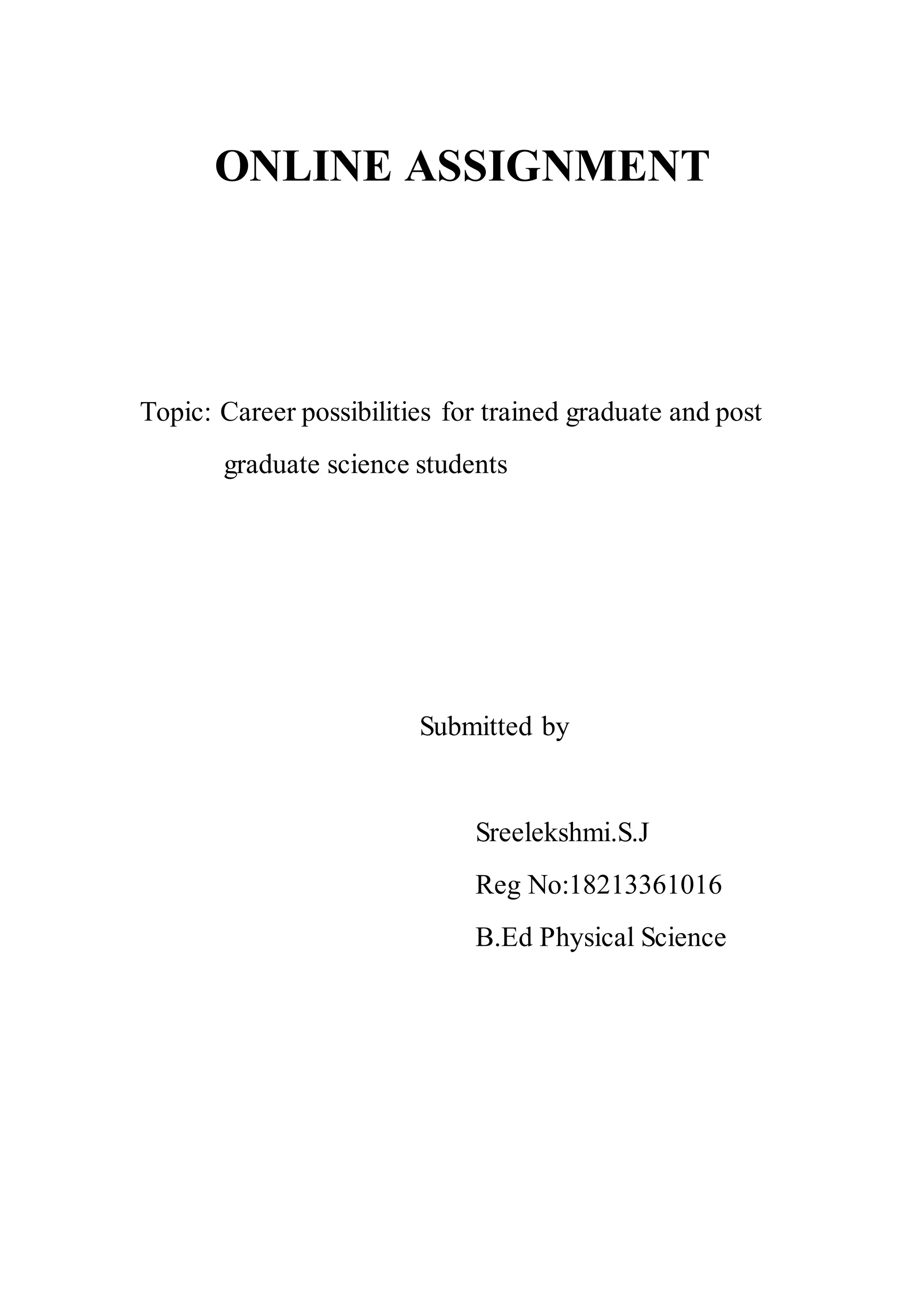 Assignment sreelekshmi' | PDF