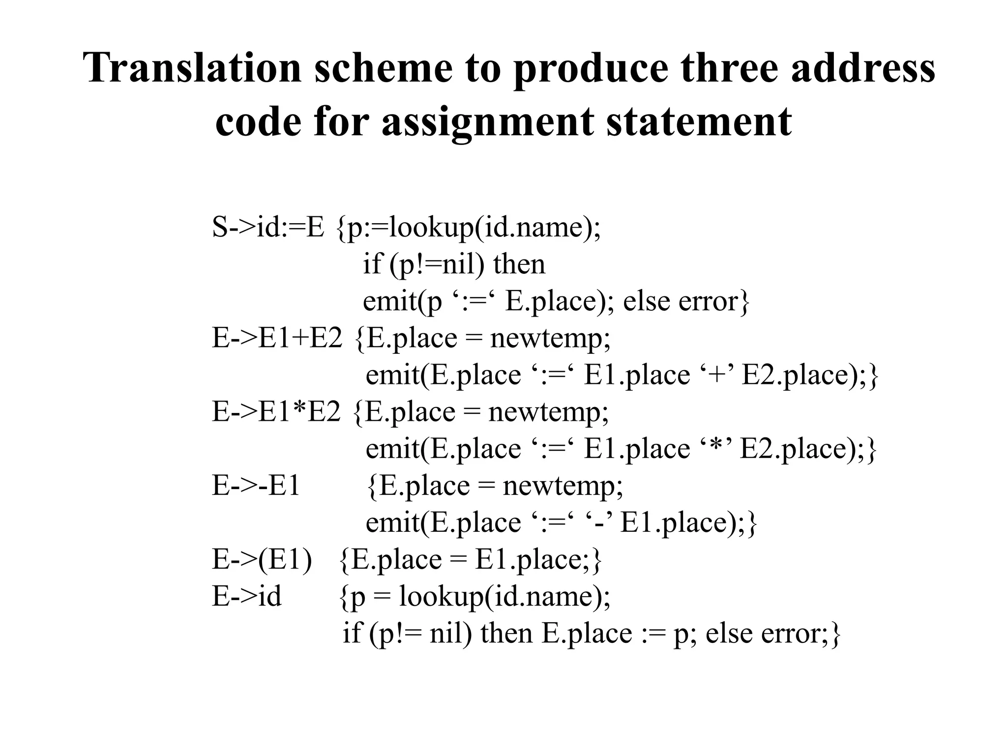 Assignment Statements Ppt