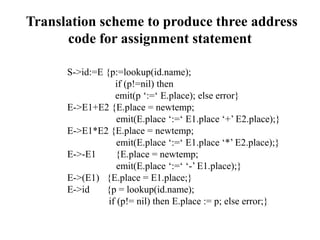 Assignment statements | PPTX