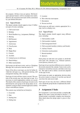 Assignments Three And Four Object-Oriented Software Design And Implementation (Group Work) | PDF ...