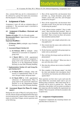 Assignments Three And Four Object-Oriented Software Design And Implementation (Group Work) | PDF ...