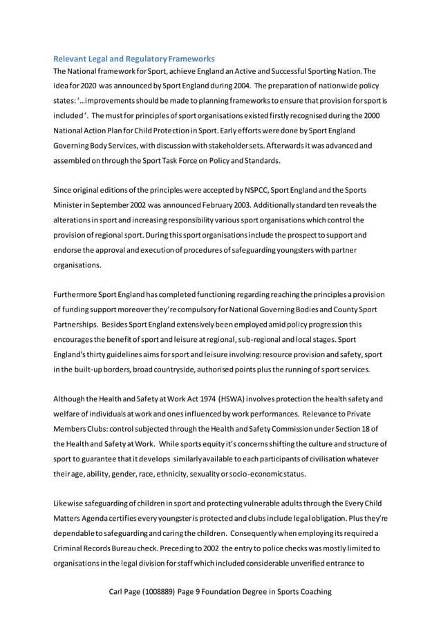 Structure of the UK’s Sport Industry | DOCX | Olympic Sports | Sports