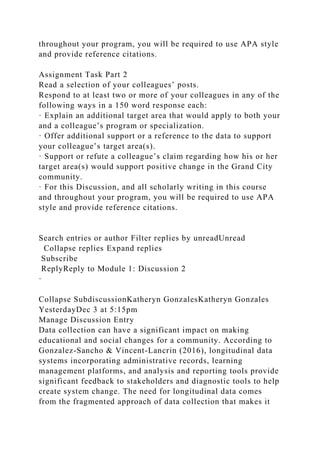 Assignment Task PART 2Read a selection of your colleagues’ pos.docx