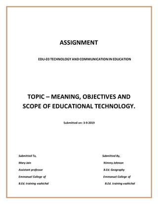 Assignment | PDF