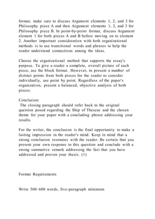 Assignment Thematic Synthesis EssayUse the above link to access | DOCX