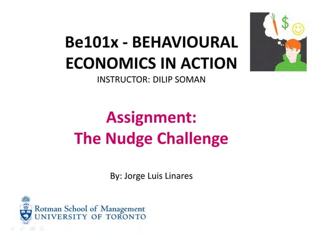 Assignment - The Nudge Challenge | PDF