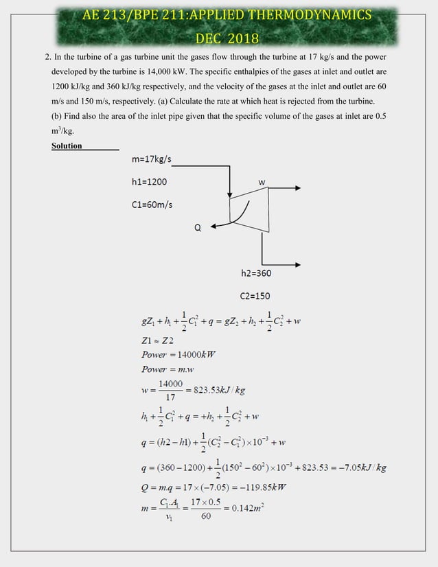 Assignment thermal 2018 . . . | PDF