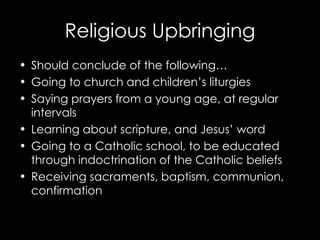 Catholics And Family Life | PPT