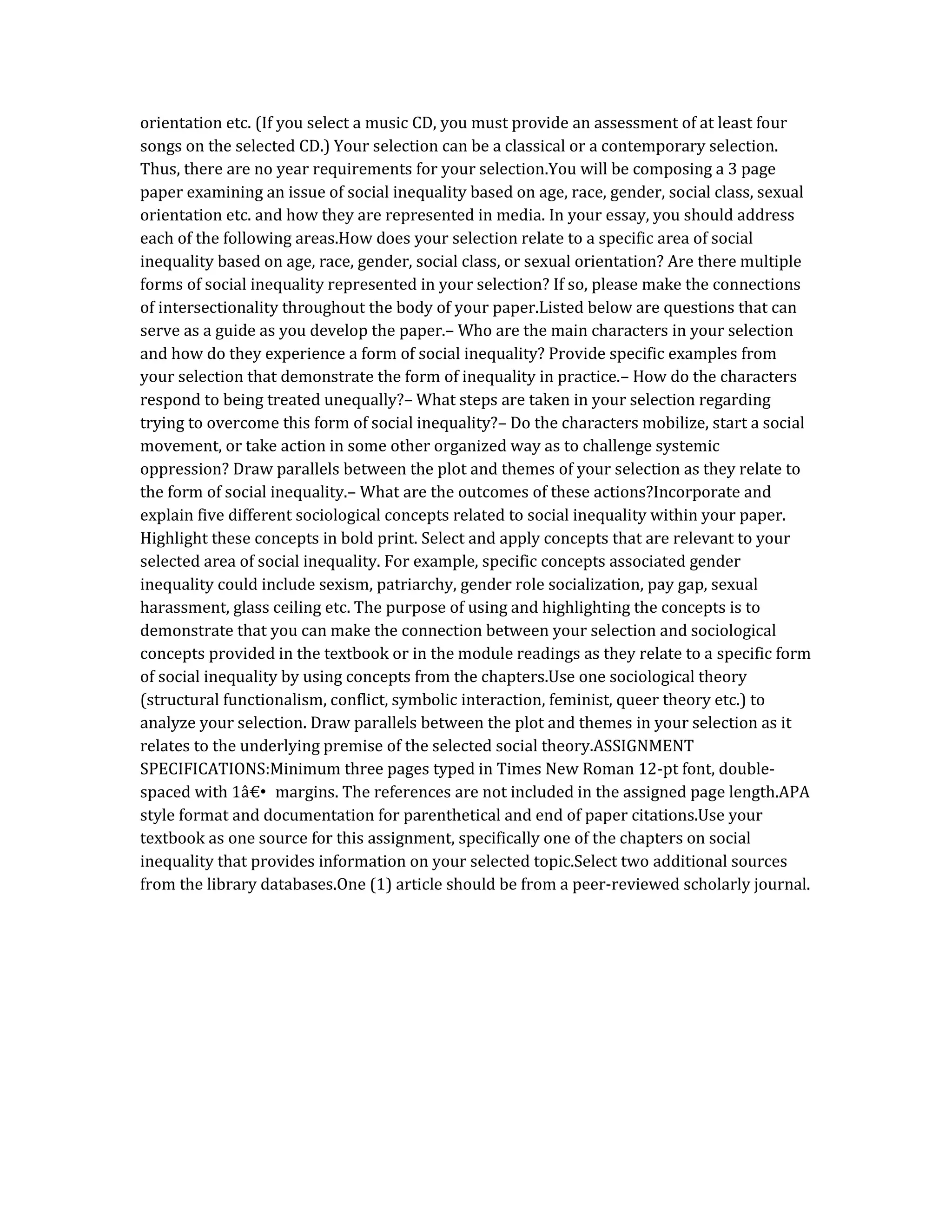 assignment two sociology media assignment 1.docx