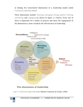 McKINSEY's CENTERED LEADERSHIP MODEL | PDF | Executive Leadership ...