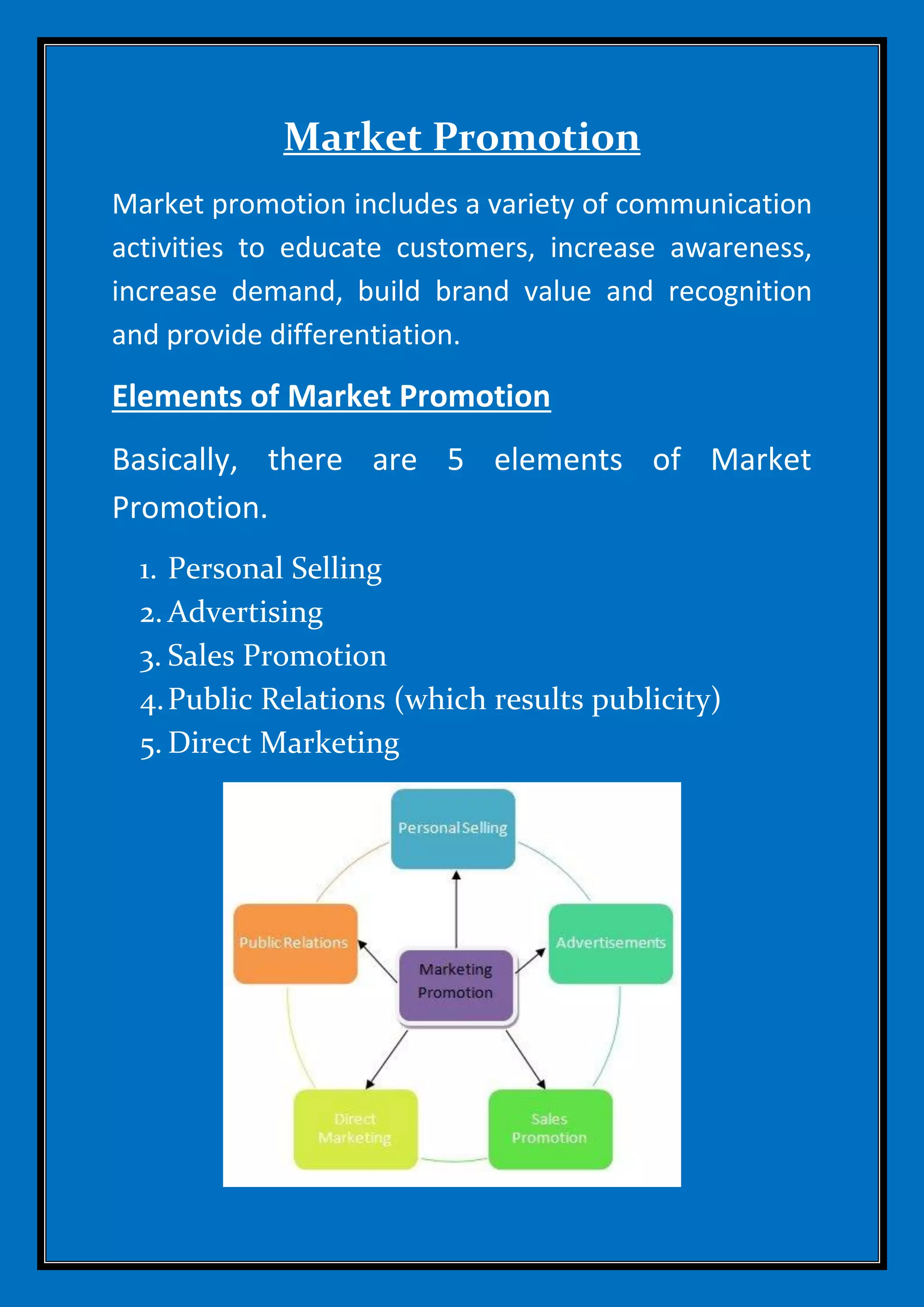 Market Promotion strategy | PDF