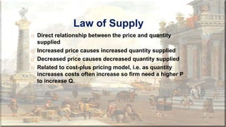 theory demand and supply | PPT