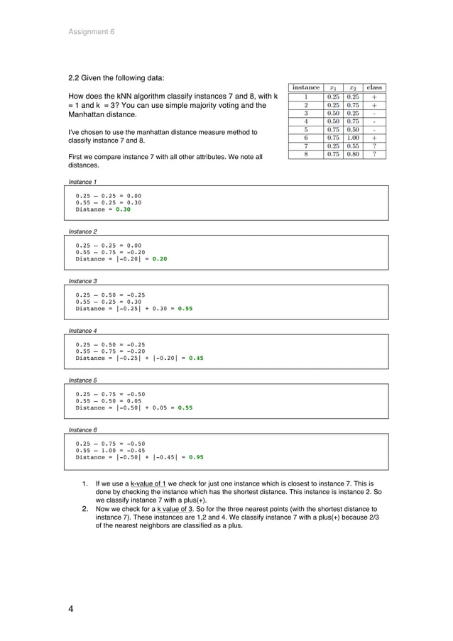 Data mining assignment 6 | PDF