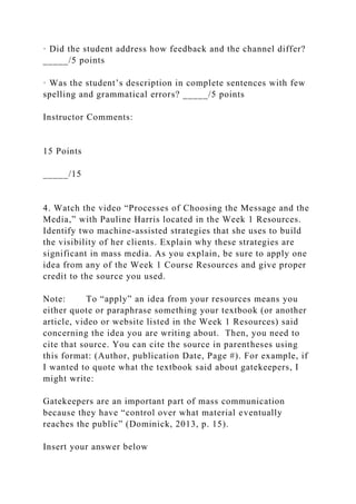 Assignment Worksheet What Is Mass CommunicationWhat is mass com.docx