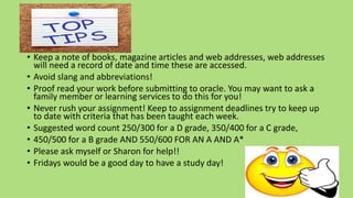 Assignment writing | PPTX