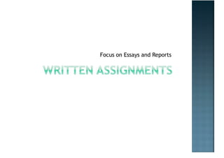 Assignment Writing | PPT