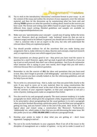 Assignment writing guidelines | PDF