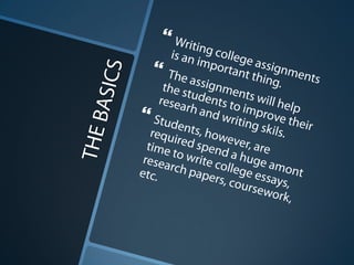 Assignment writing help | PPTX