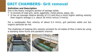 Wastewater treatment Processes (Priliminary and Primary) .pptx